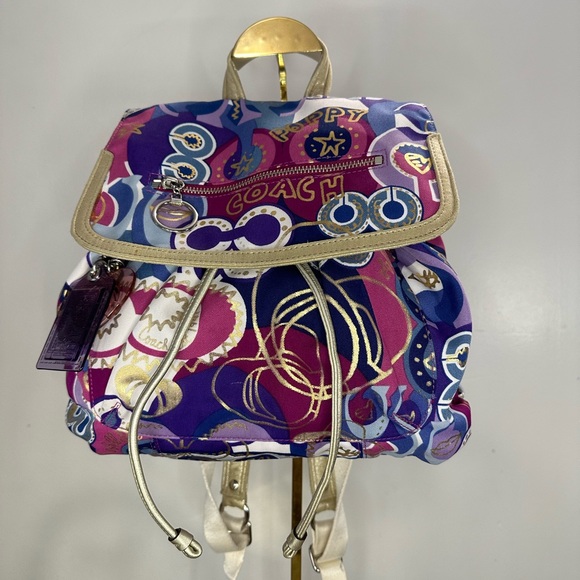 Coach | Bags | Coach Poppy Graffiti Backpack | Poshmark